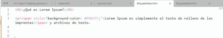 2 formas de resaltar texto en HTML - Òria Forcada